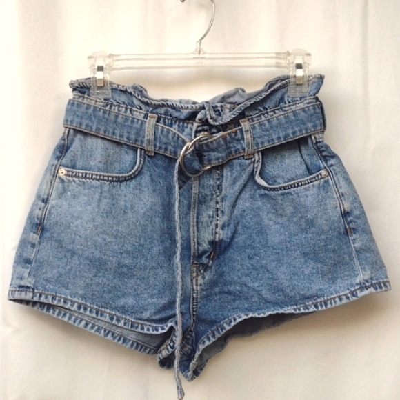 Divided | Shorts | Divided Belted Buttonfly Belted Jean Short Shorts ...